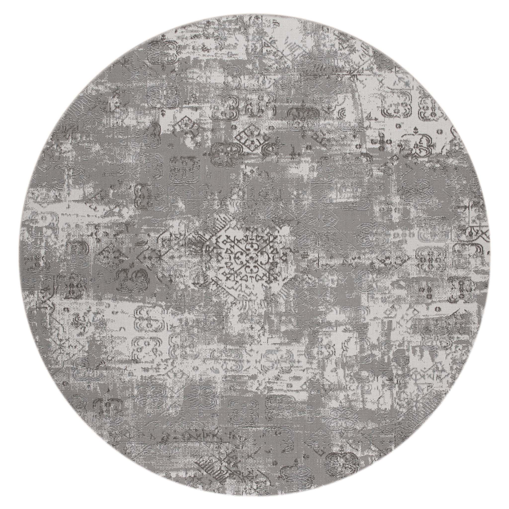 Lotus 2729 Lt Grey Round – RUGS WORLD